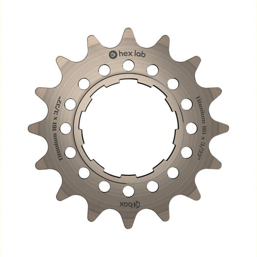Box Hex Lab Titanium Cog | Shop at LUXBMX