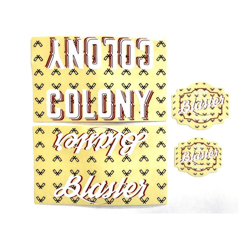 Colony Blaster Frame Sticker Kit | Shop at LUXBMX