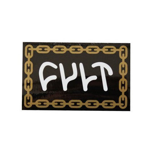 Cult Chain Sticker | Shop at LUXBMX