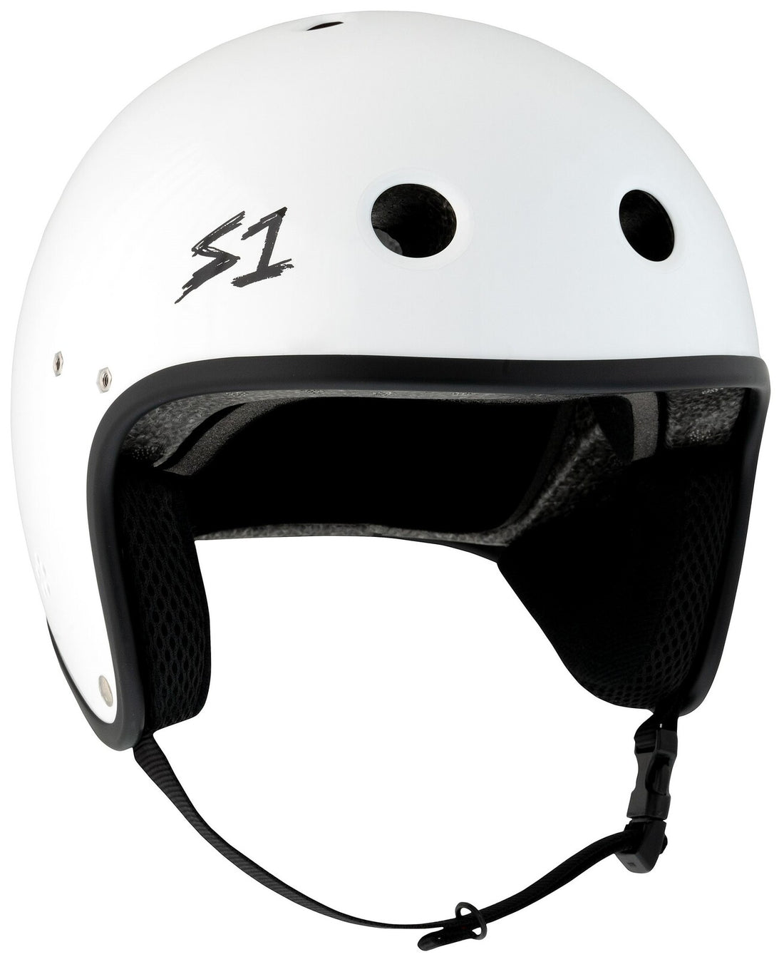 S-One Helmet Retro Lifer E-Helmet / White Gloss