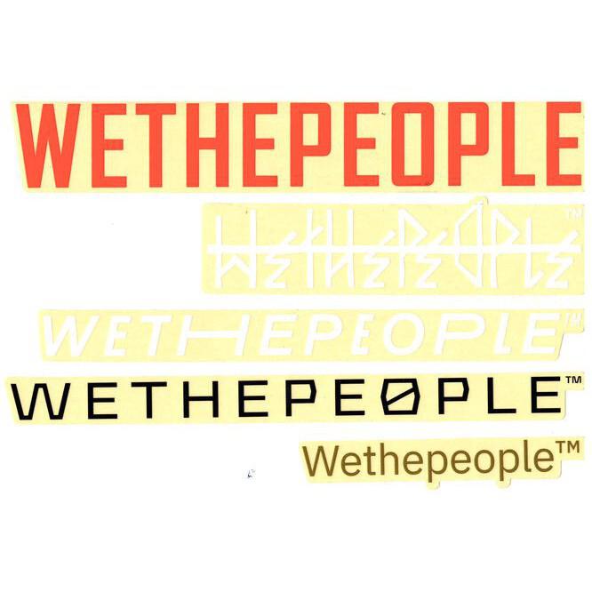 Wethepeople 2020 Sticker Sheet | Shop at LUXBMX