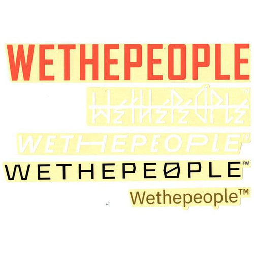 Wethepeople 2020 Sticker Sheet | Shop at LUXBMX